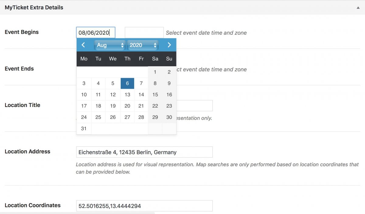 What is MyTicket Events Plugin and How to List Your First Event – Kenzap Blog