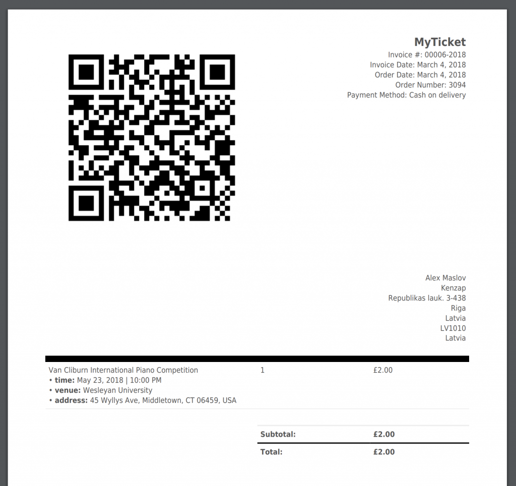 Qr Code Invoice Qr Code Invoice