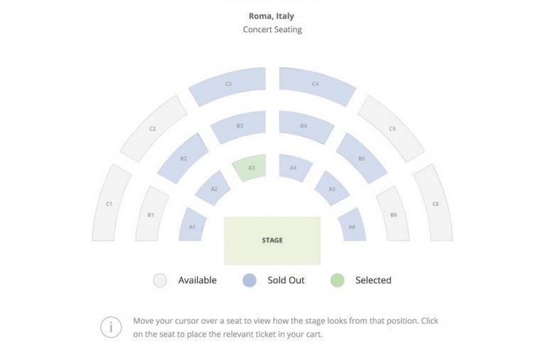 Mapping Seats for Concert Reservations in WordPress [MyTicket Events ...